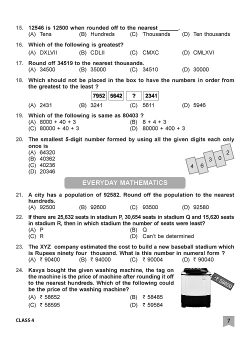 International Mathematics Olympiad (IMO) Workbook for Class 4 - MCQs ...