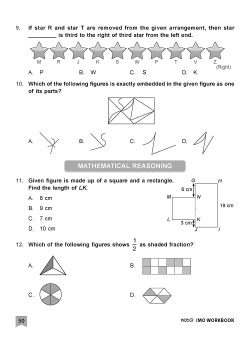 International Mathematics Olympiad (IMO) Workbook for Class 4 - MCQs ...