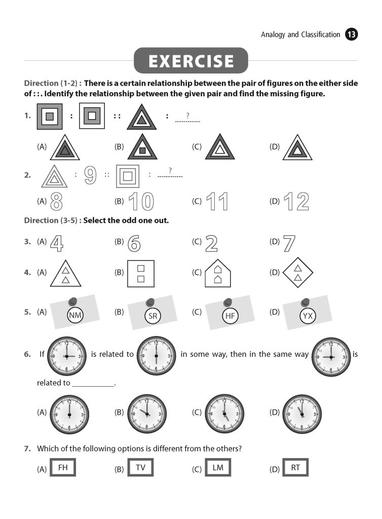 Olympiad Reasoning Workbook Class 3 - Enhances Lateral Thinking ...