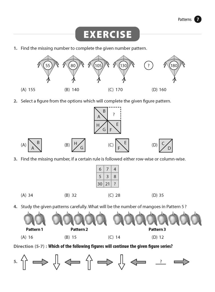 Olympiad Reasoning Workbook Class 4 - Enhances Lateral Thinking ...