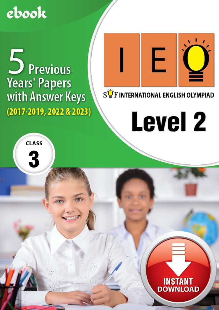 English Olympiad Books (IEO) for Class 3 - Level 1 and Level 2