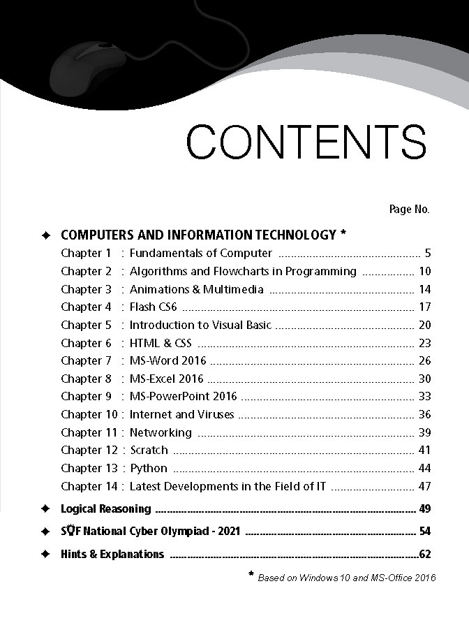 International Computer Science Olympiad (ICSO) Workbook for Class 9 ...