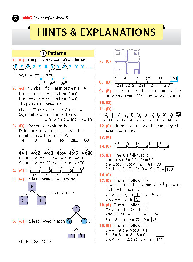 Olympiad Reasoning Workbook Class 5 - Enhances Lateral Thinking & Analytical Skills, Reasoning ...
