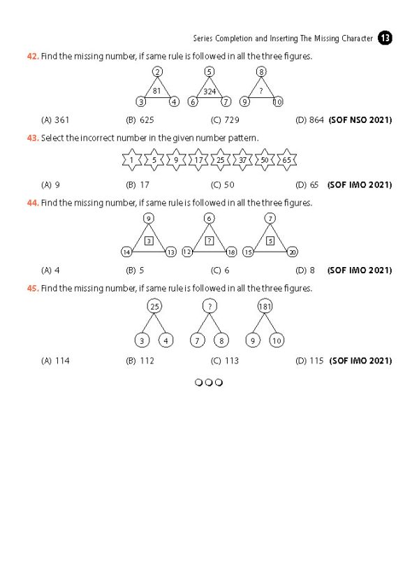 Olympiad Reasoning Workbook Class 7 - Enhances Lateral Thinking ...