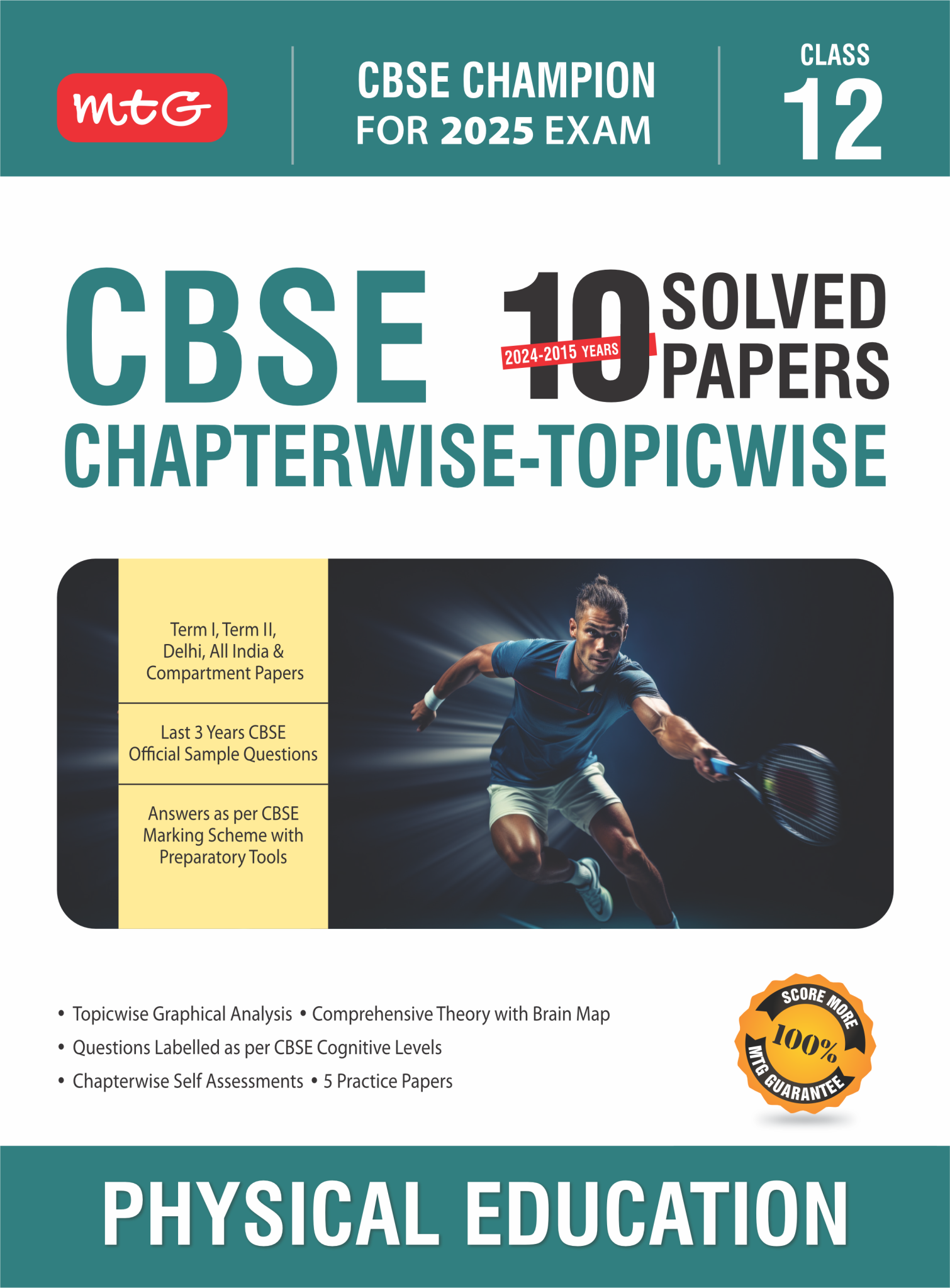 CBSE 10 Years (2024-2015) Chapterwise Topicwise Solved Papers Class 12 ...