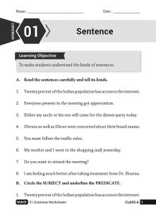 Class 6-MTG 51 English Grammar Worksheets - MTG Learning Media