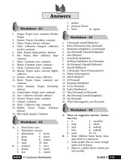 Class 7-MTG 51 English Grammar Worksheets - MTG Learning Media
