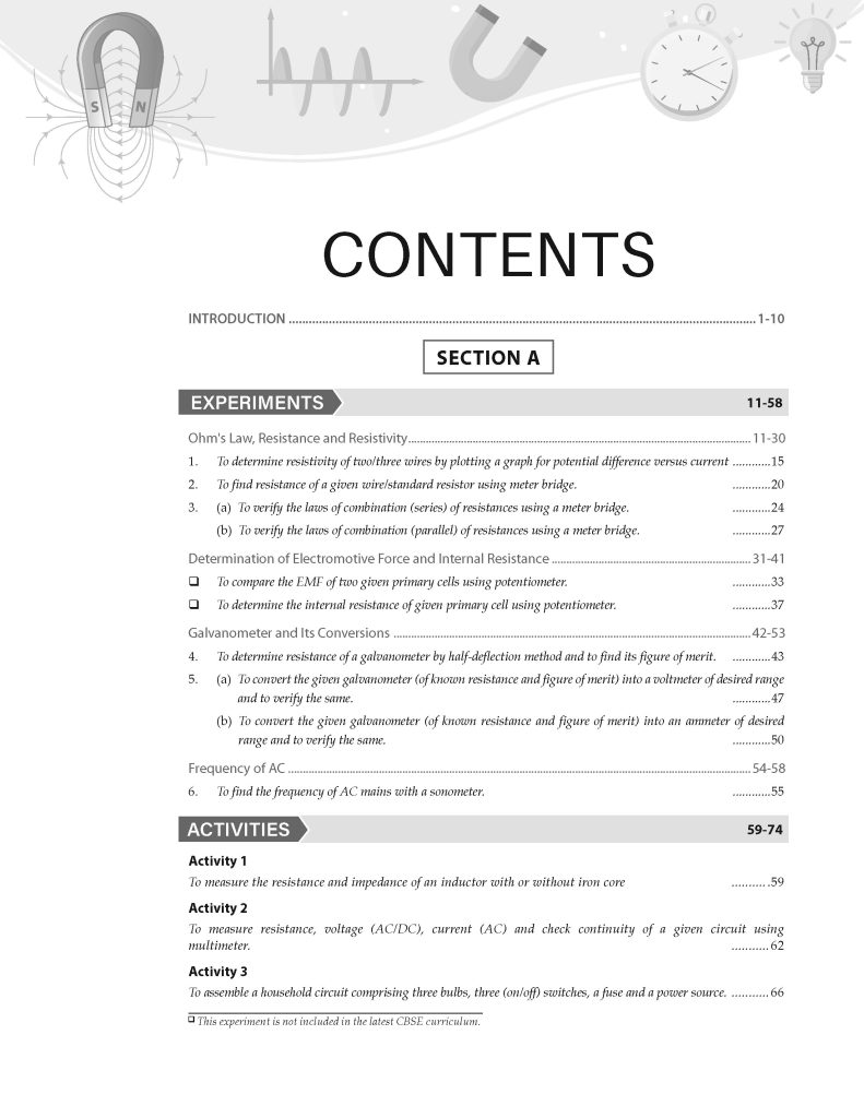 Lab Manual Class 12 Physics Book | Based on CBSE Syllabus | Lab ...