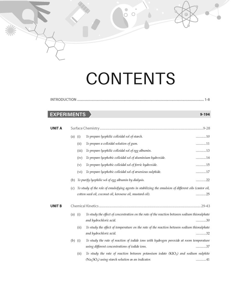 Lab Manual Class 12 Chemistry Book | Based on CBSE Syllabus | Lab ...