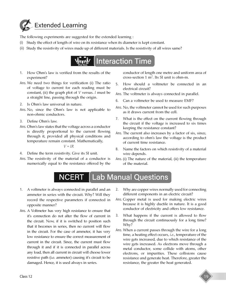 Lab Manual Class 12 Physics Book | Based on CBSE Syllabus | Lab ...