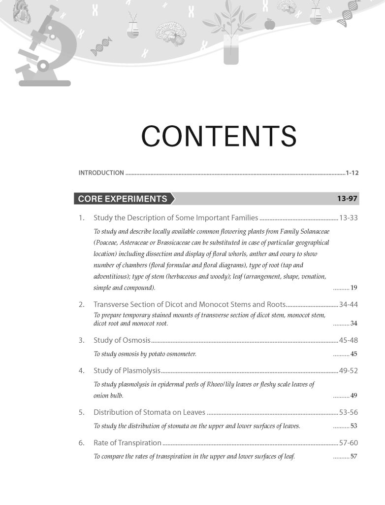 MTG Lab Manual Class 11 Biology Book | Based on CBSE Syllabus | Lab ...