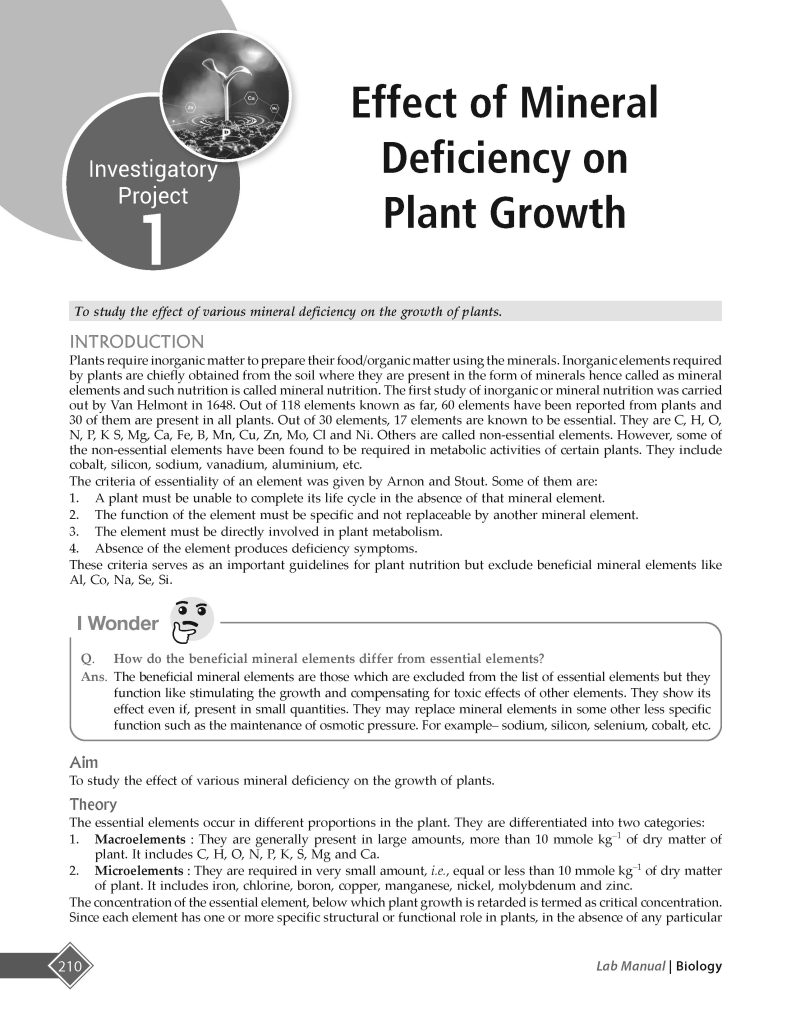 MTG Lab Manual Class 11 Biology Book | Based on CBSE Syllabus | Lab ...