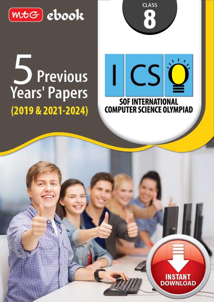 Class 8 ICSO Olympiad Previous 5 Years Papers (Instant download eBook) - MTG Learning Media
