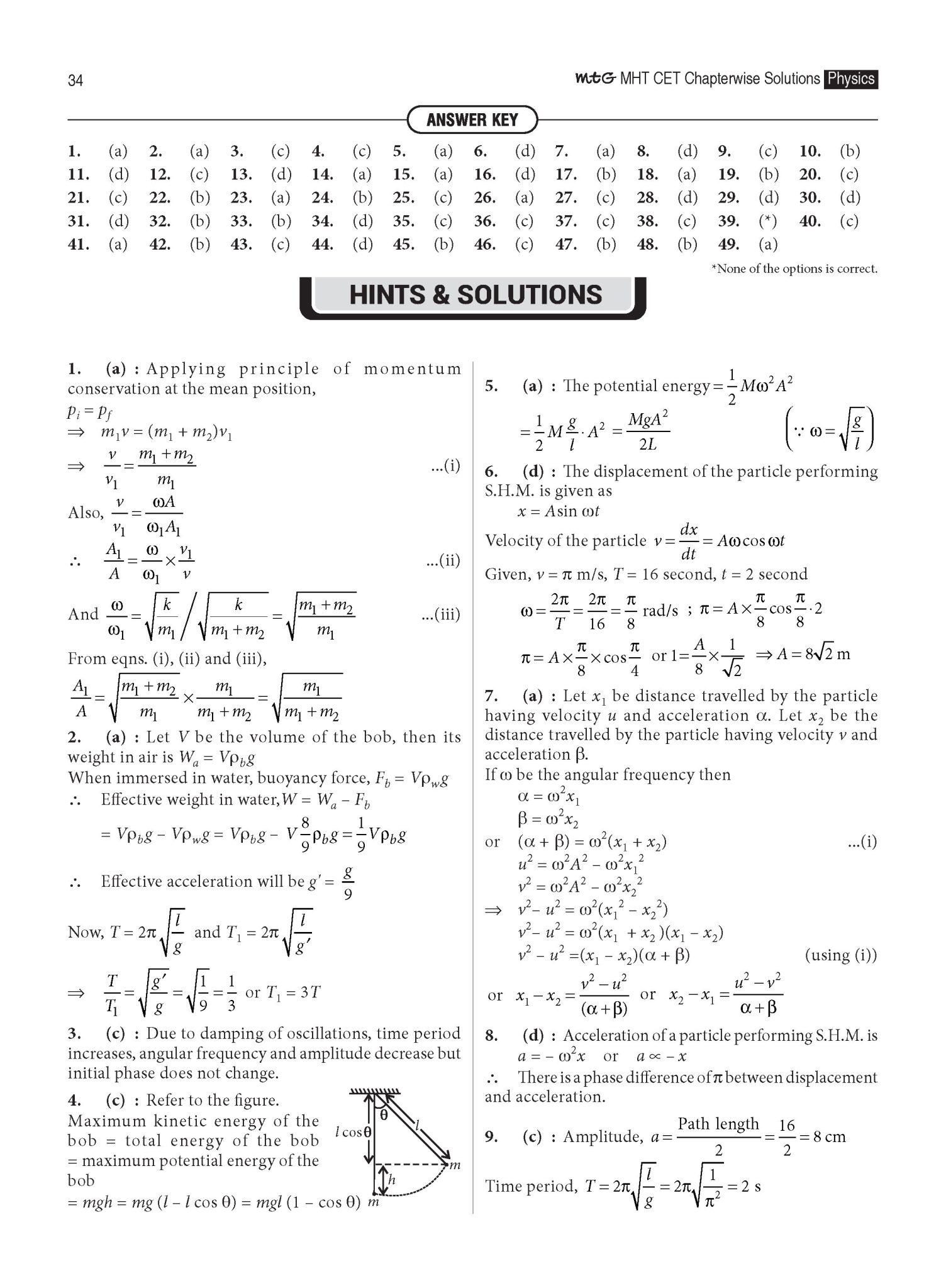 MHT CET 10 Years Chapterwise Solved PYQ Book For 2026 Exam