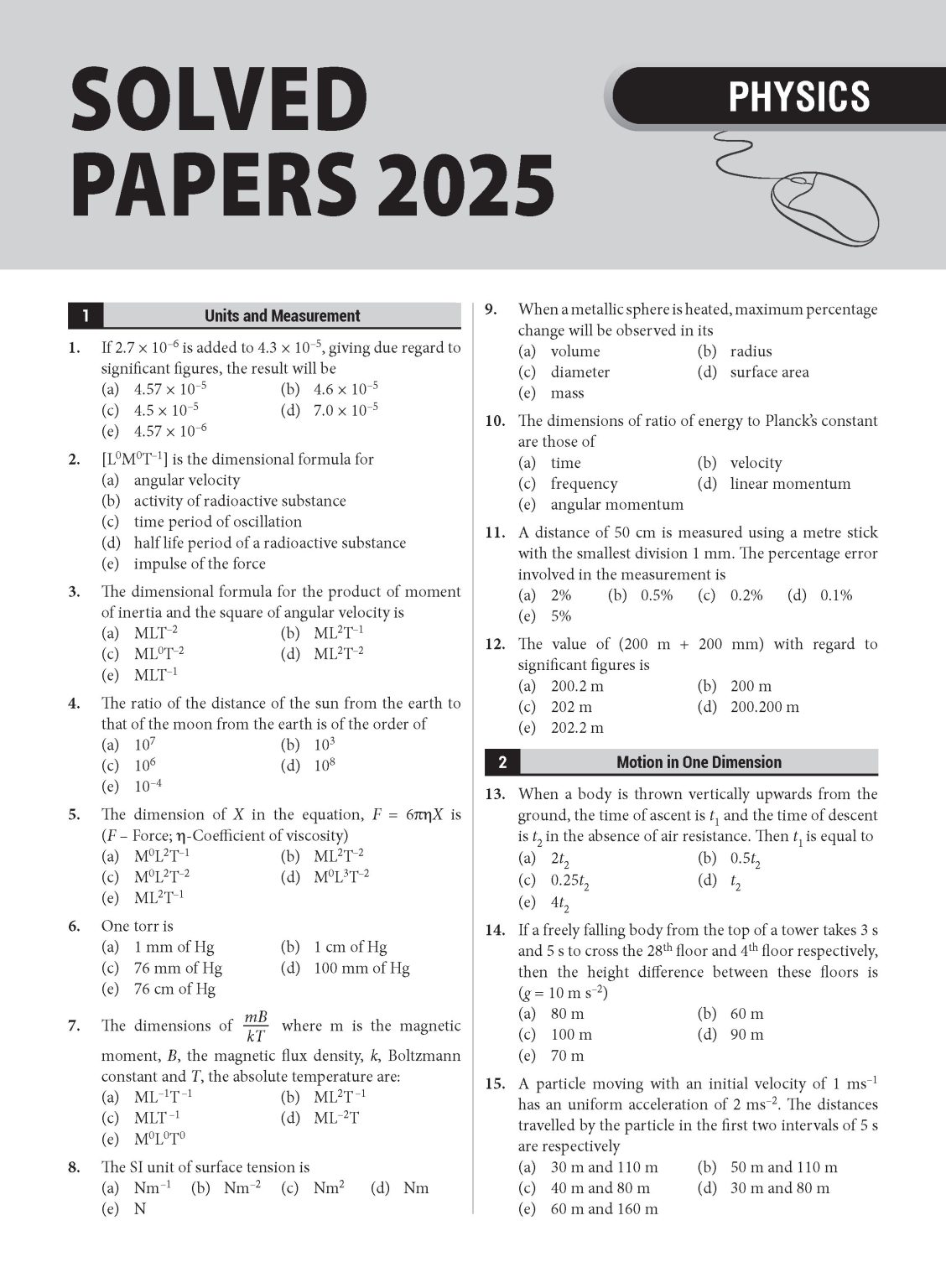 11 Years KEAM (2025-2015) Chapterwise Previous Year Solved Question ...
