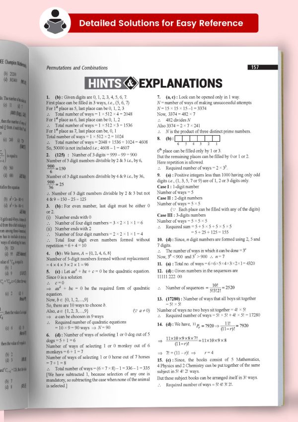 10 Years JEE Main and Advanced (2025-2016) JEE Champion Mathematics ...