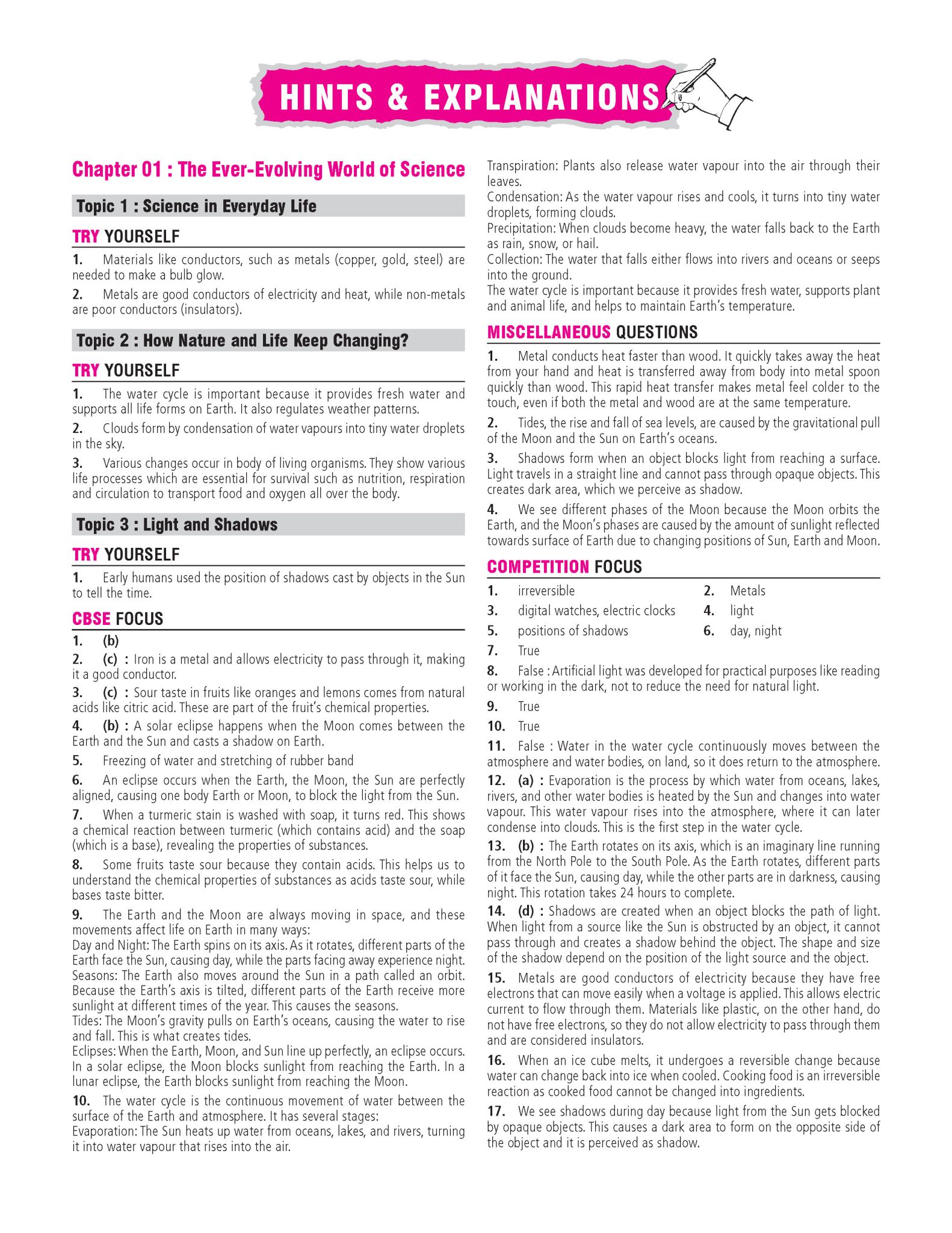 100 Percent NCERT and CBSE Science Class 7 For 2026-27 Exam - MTG ...