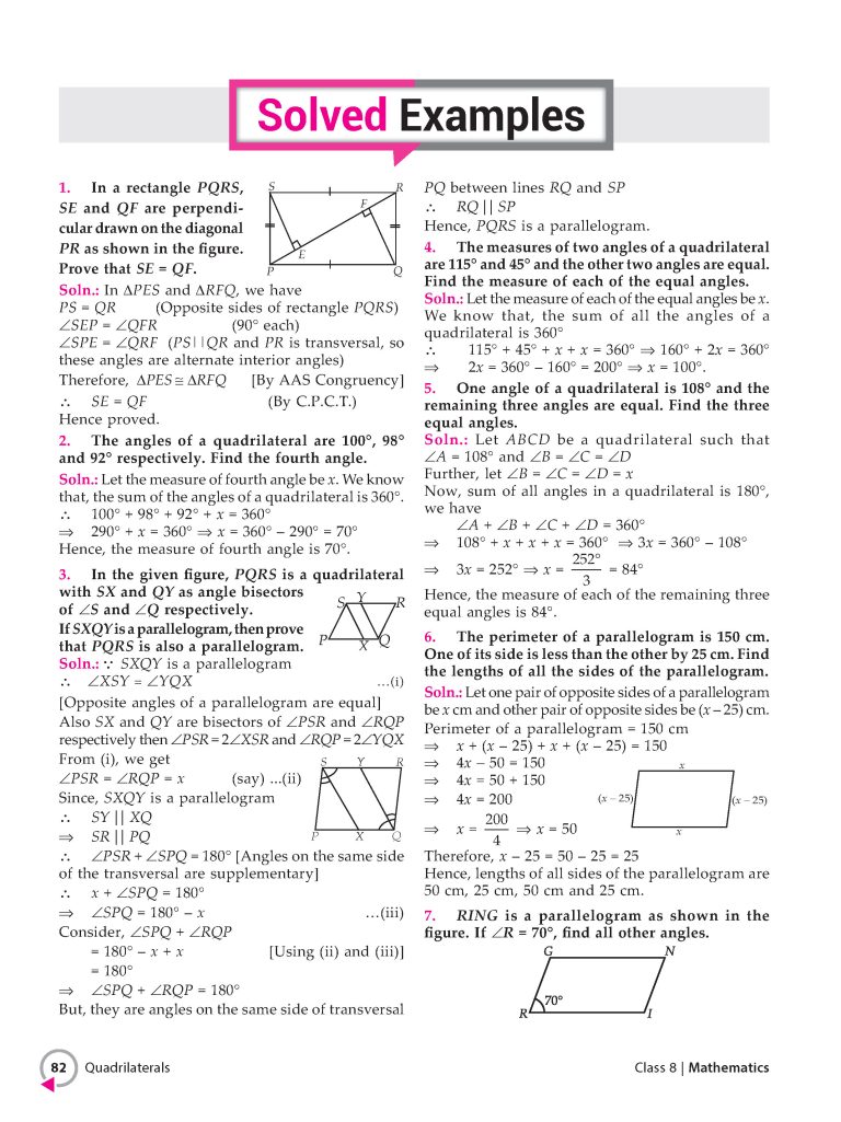 Foundation Course Class 8 Mathematics Combined Part-1 and 2 For NEET ...